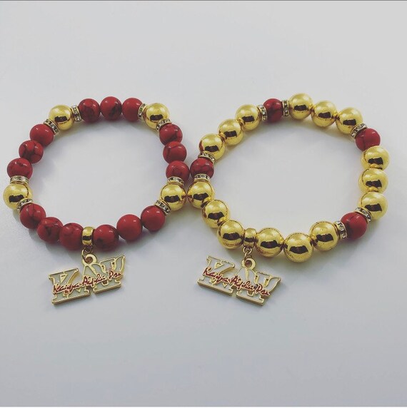 Kappa Alpha Psi Beaded Bracelet | Etsy