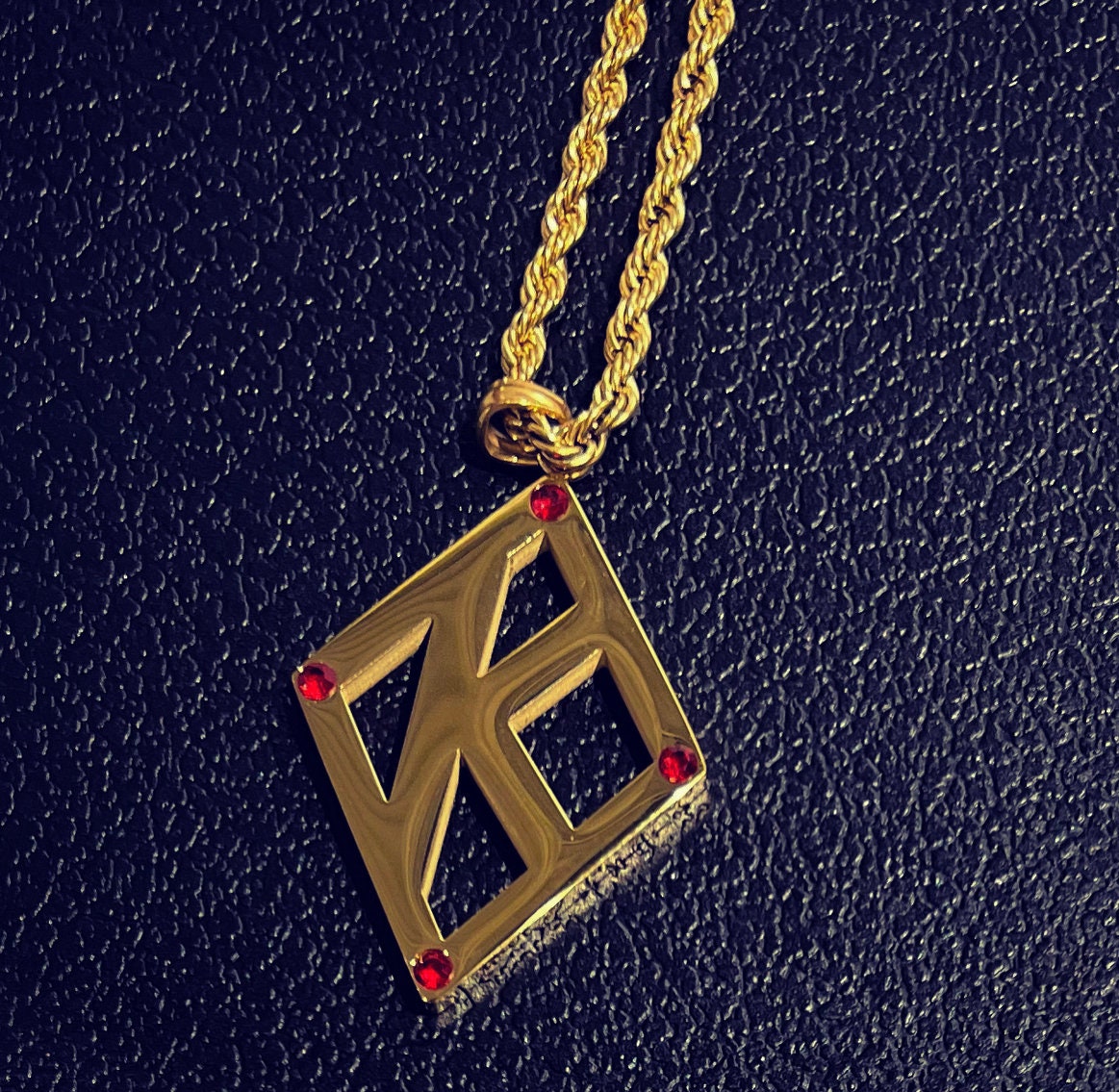 Kappa Alpha Psi Necklace / Pendants - Red Rubies - Etsy