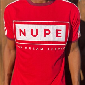 Kappa Alpha Psi Embroidery “NUPE” T Shirt - Red/ Wht - Etsy