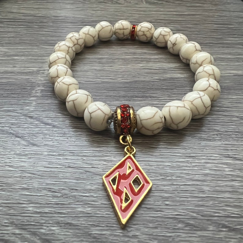 Kappa Alpha Psi Beaded Bracelet - Etsy