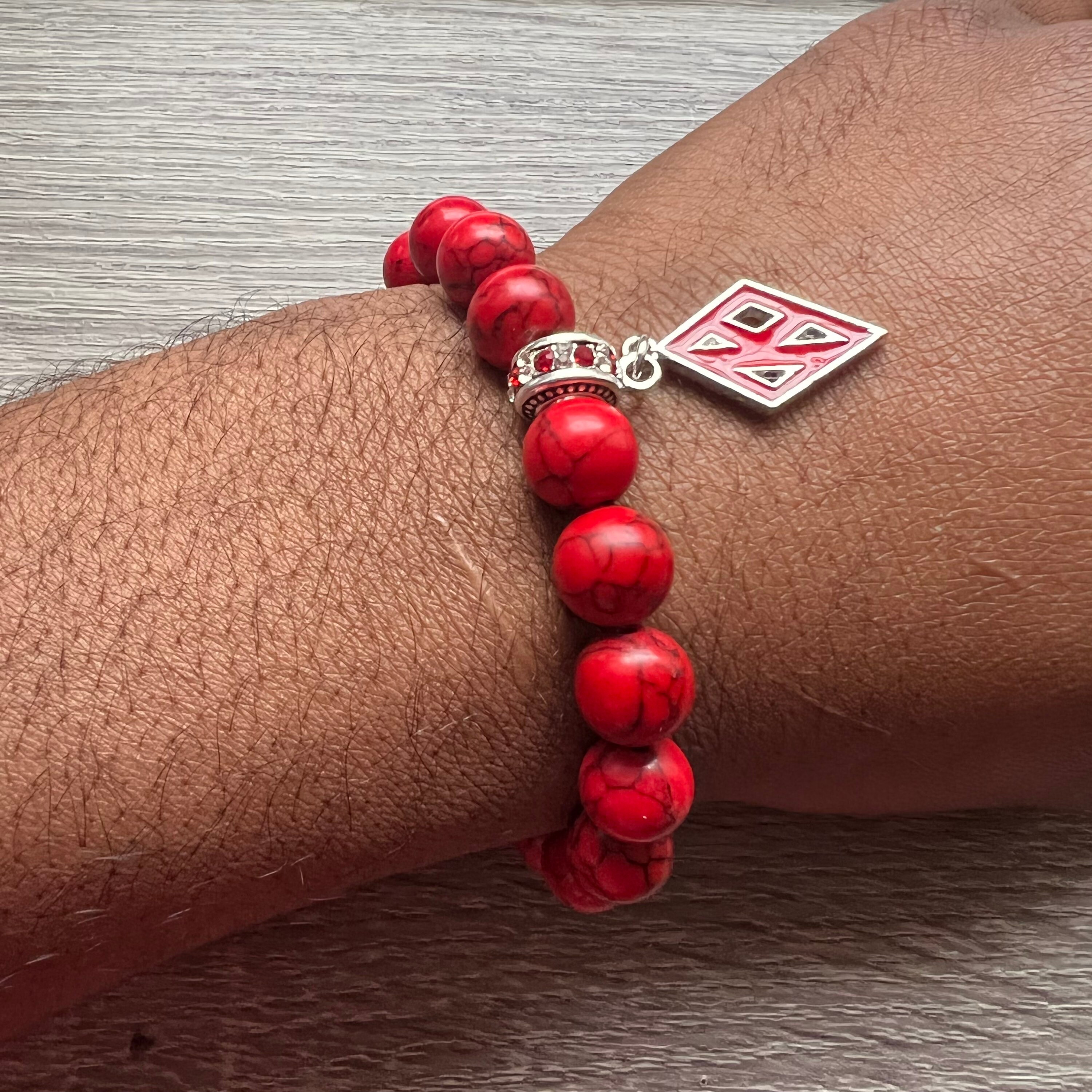 Kappa Alpha Psi Beaded Bracelet - Etsy