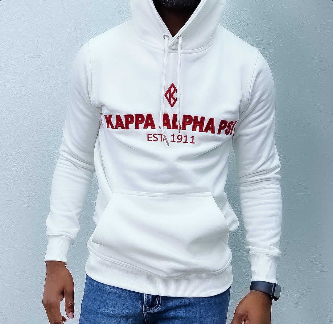 Kappa Alpha Psi Floating K Premium Dark Red & Cream Hoodie - Etsy