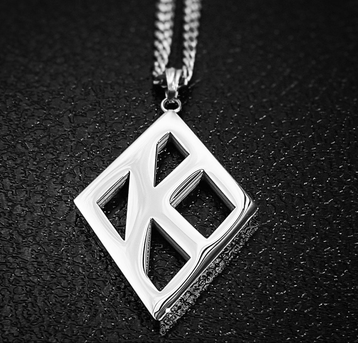 Kappa Alpha Psi Floating K Necklace Silver, 56% OFF