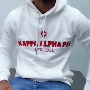 Kappa Alpha Psi Floating K Premium Dark Red & Cream Hoodie - Etsy