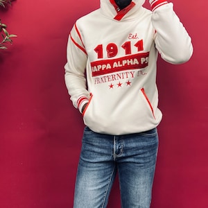 Kappa Alpha Psi Exclusive Cream & Red Hoodie - Etsy