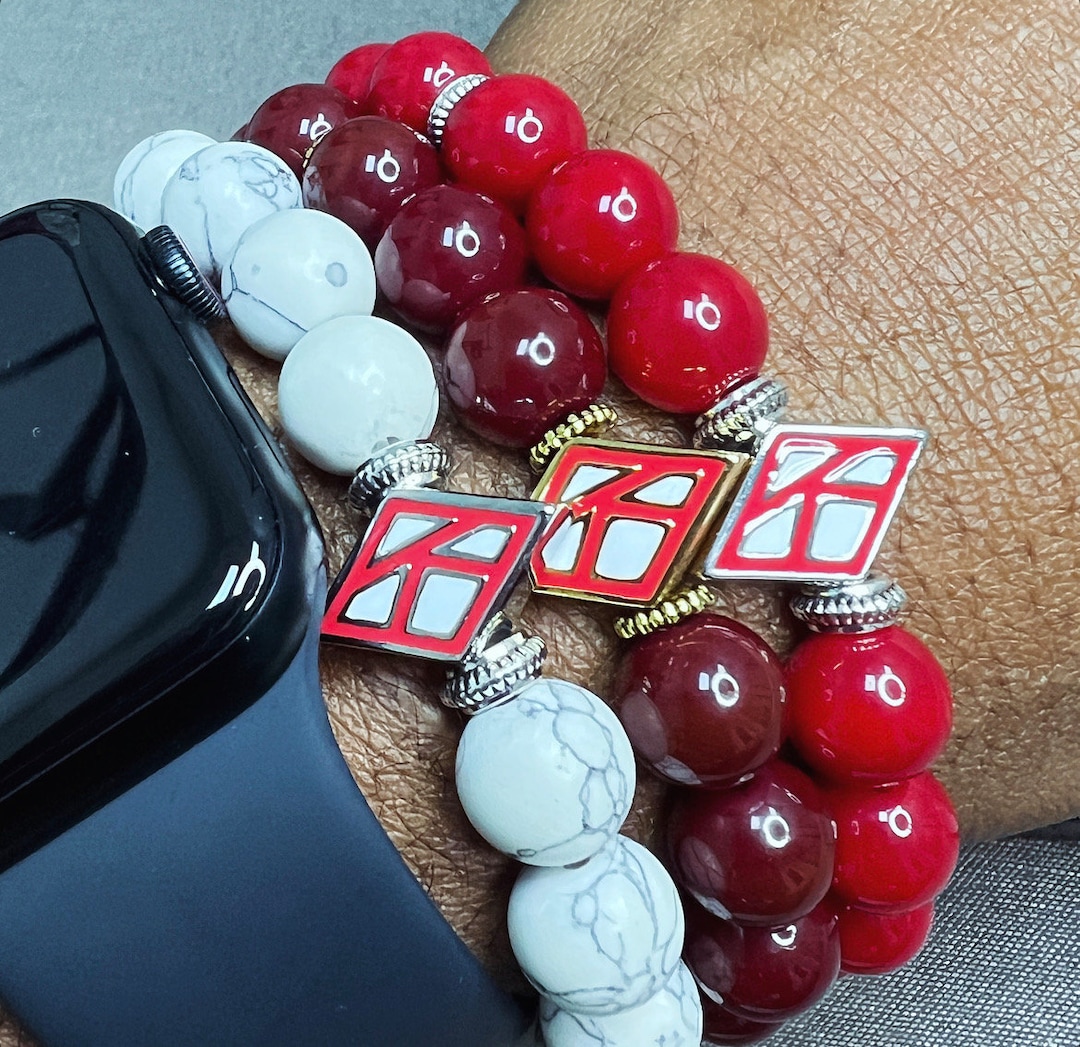 Kappa Alpha Psi Beaded Diamond K Bracelets - Etsy