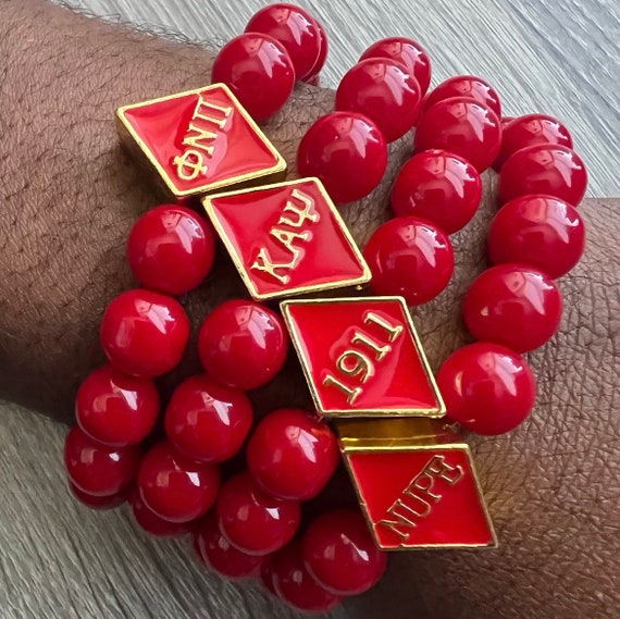 Kappa Alpha Psi Beaded Bracelets - Etsy