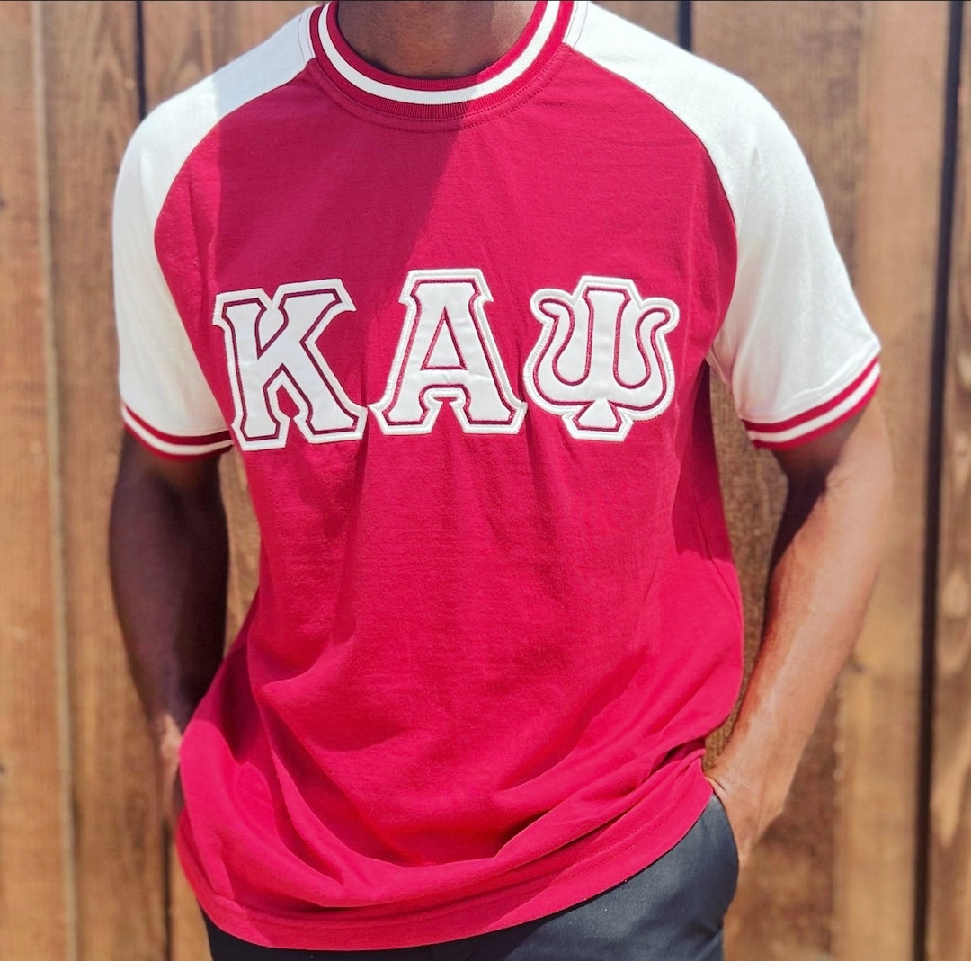 Kappa Alpha Psi Embroidery T Shirt - Crimson/ Cream - Etsy