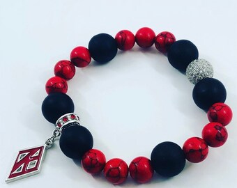 Kappa Alpha Psi Beaded Bracelet - Etsy