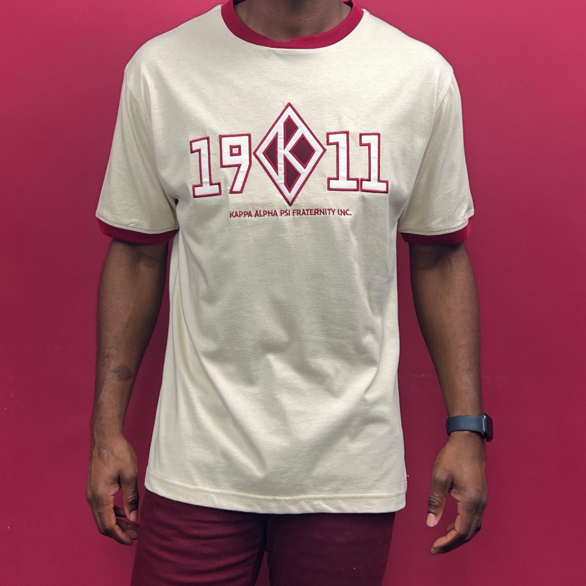 Kappa Alpha Psi Embroidery Diamond K 1911 Shirt - Cream - Etsy