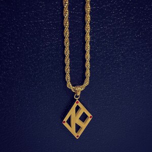 Kappa Alpha Psi Necklace / Pendants - Red Rubies - Etsy