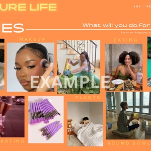 NEW, UNIQUE 2023 Vision Board CANVA Template for Planning and ...