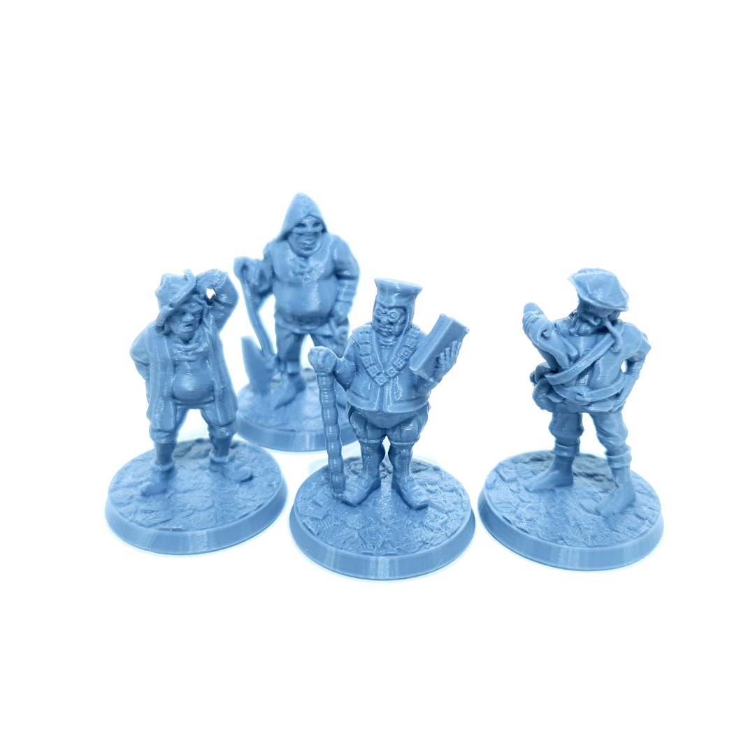 Villagers Set 4 | 28mm Fantasy Scenery for Dnd, RPG and Wargaming - Etsy