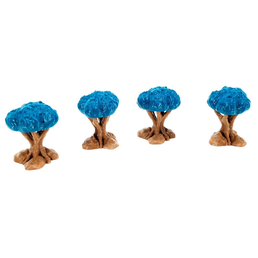 Tabletop Terrain Bush X4 | 28mm Fantasy Scenery for Dnd, RPG and ...
