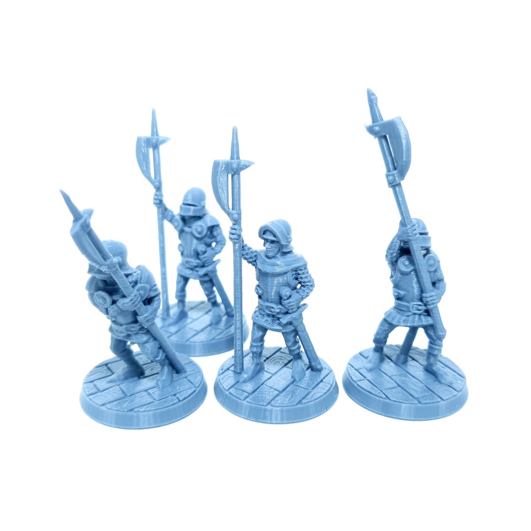 Halberdier | 28mm Fantasy Scenery for Dnd, RPG and Wargaming - Etsy