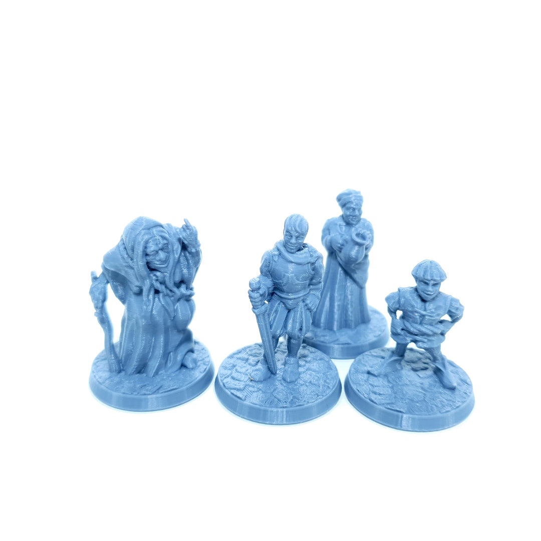 Villagers Set 3 | 28mm Fantasy Scenery for Dnd, RPG and Wargaming - Etsy