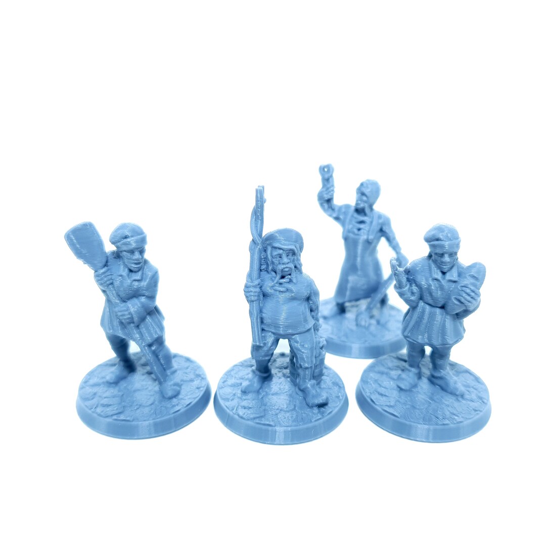 Villagers Set 1 | 28mm Fantasy Scenery for Dnd, RPG and Wargaming - Etsy