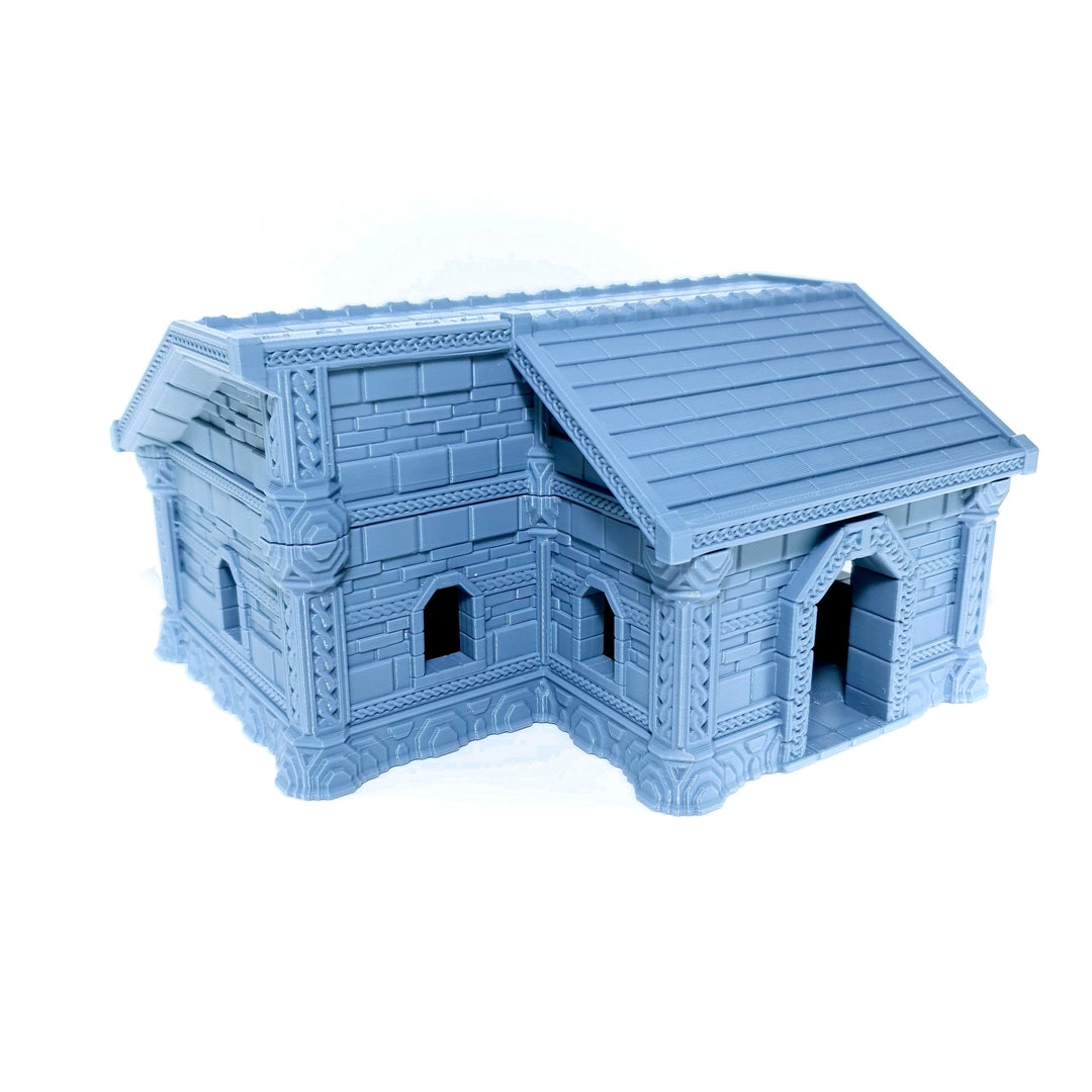 Tabletop Terrain Dwarf House 2 | 28mm Fantasy Scenery for Dnd, RPG and ...