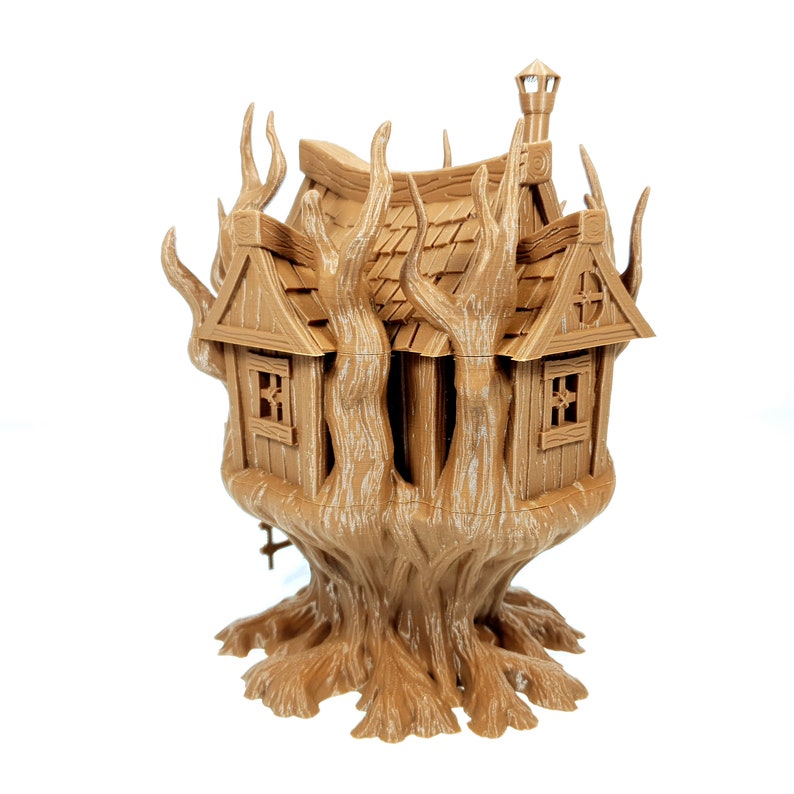 Tabletop Terrain Treehouse 28mm Fantasy Scenery for Dnd, RPG and ...
