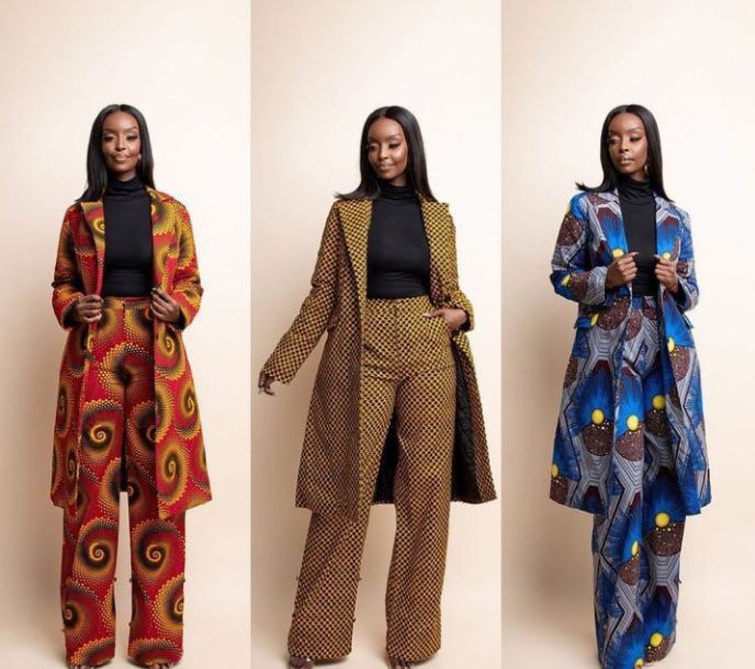 African Print Jacket 2 Piece for Women, African Print Blazer,african ...