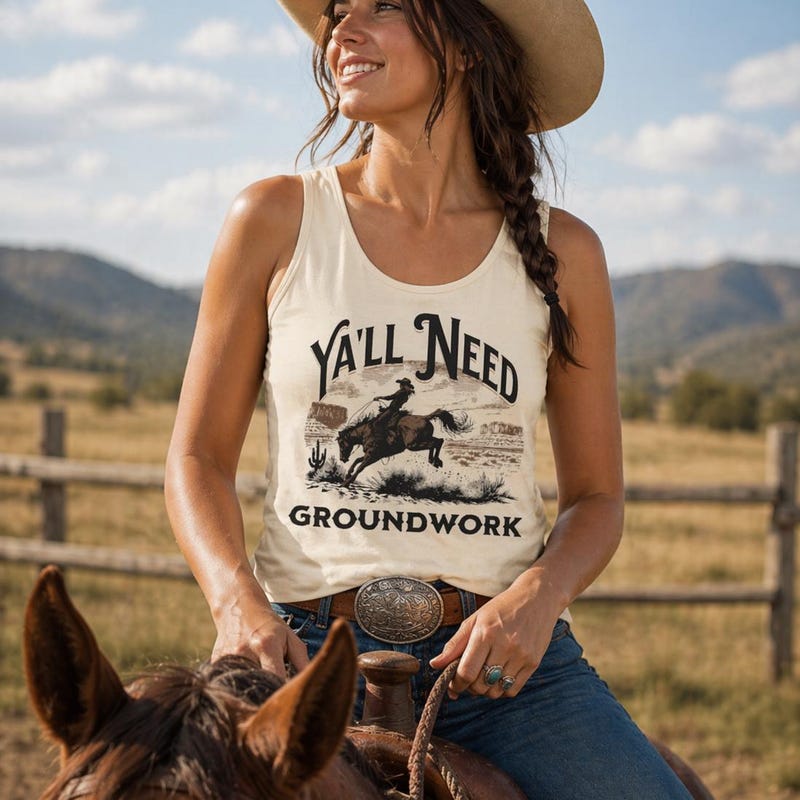 Funny Horse Tank Top - Etsy