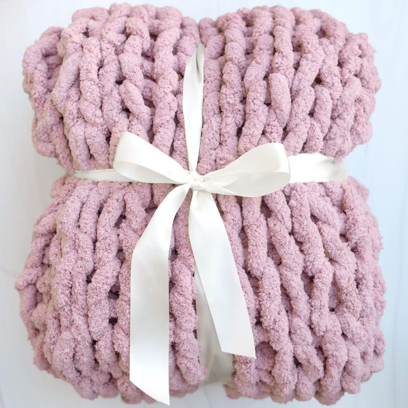 Knit Throw - Etsy