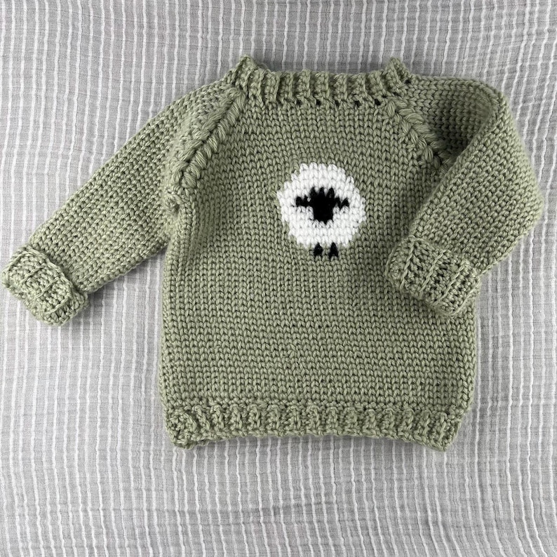 Baby Sheep Sweater Crochet Pattern PDF Digital Download - Etsy