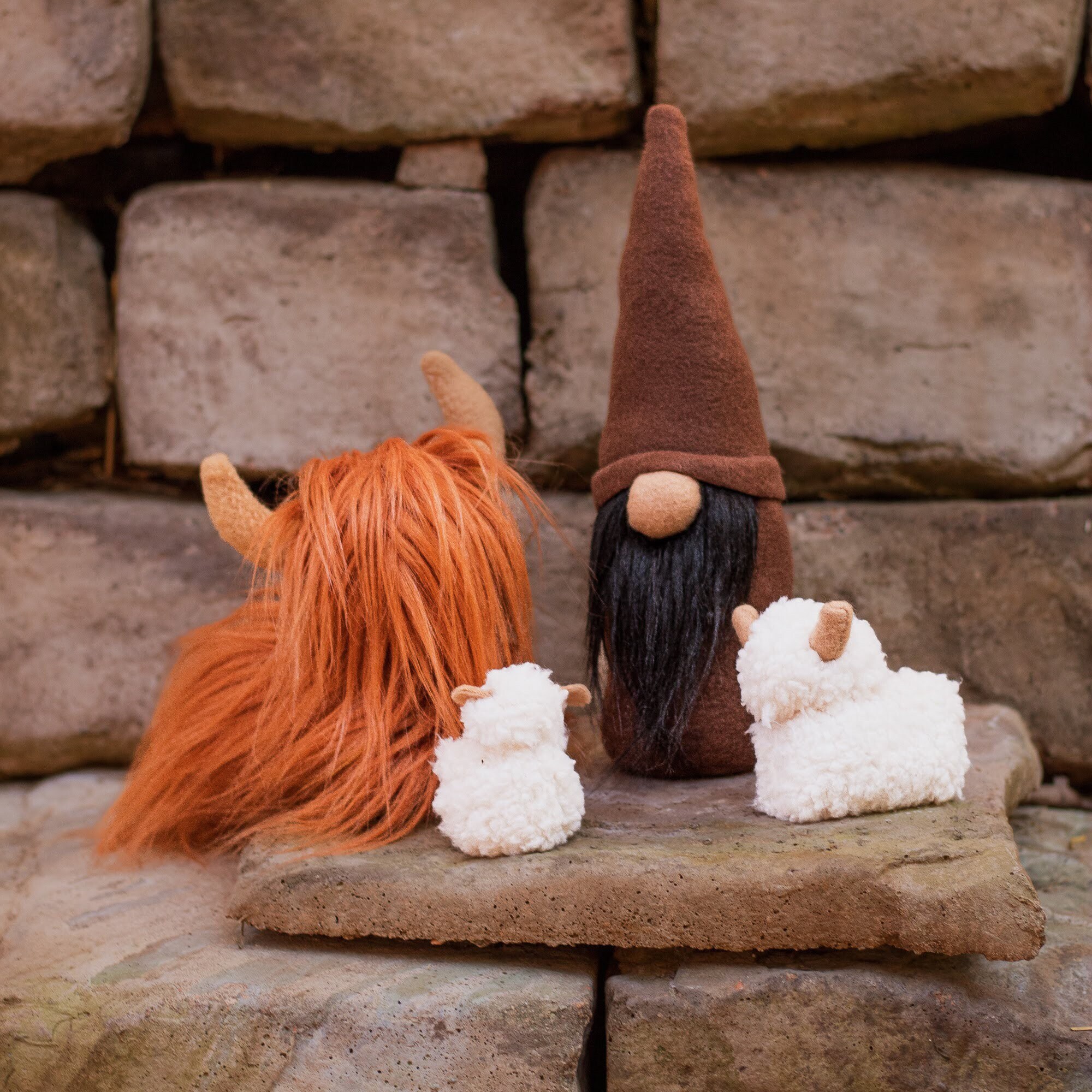Gnome Nativity Set - Etsy