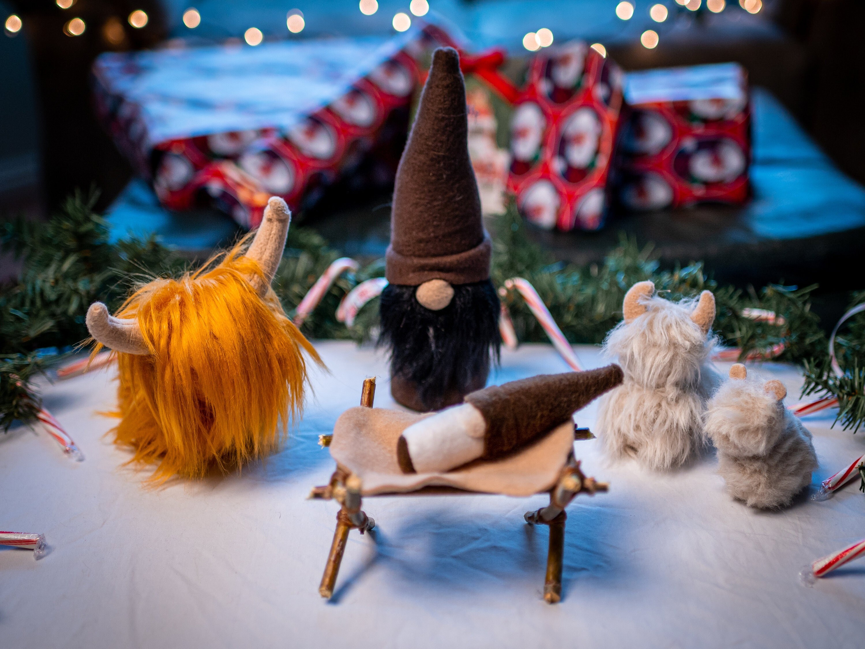 Gnome Nativity Set - Etsy