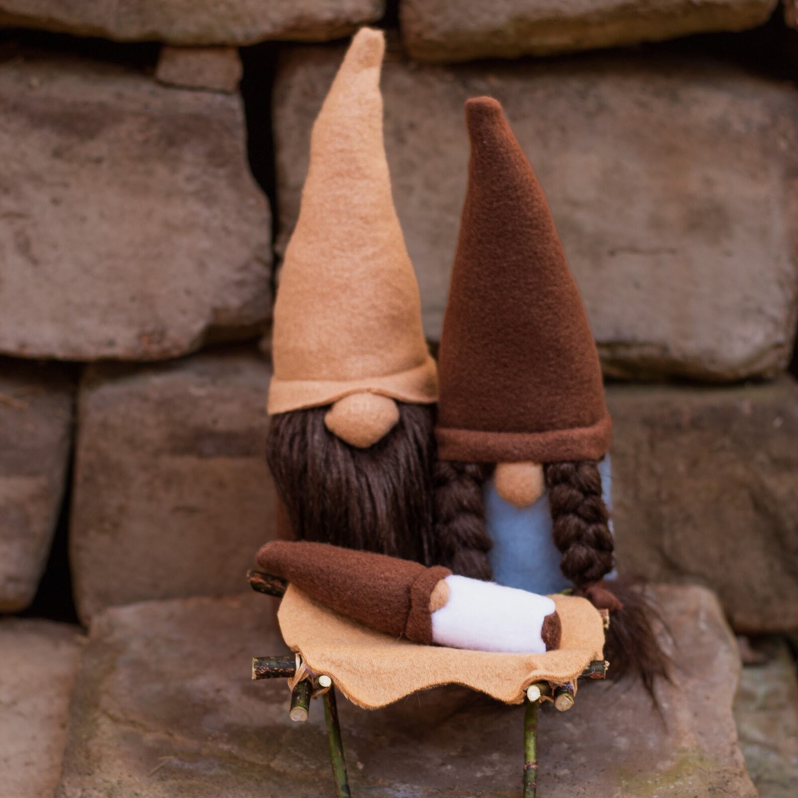 Gnome Nativity Set - Etsy