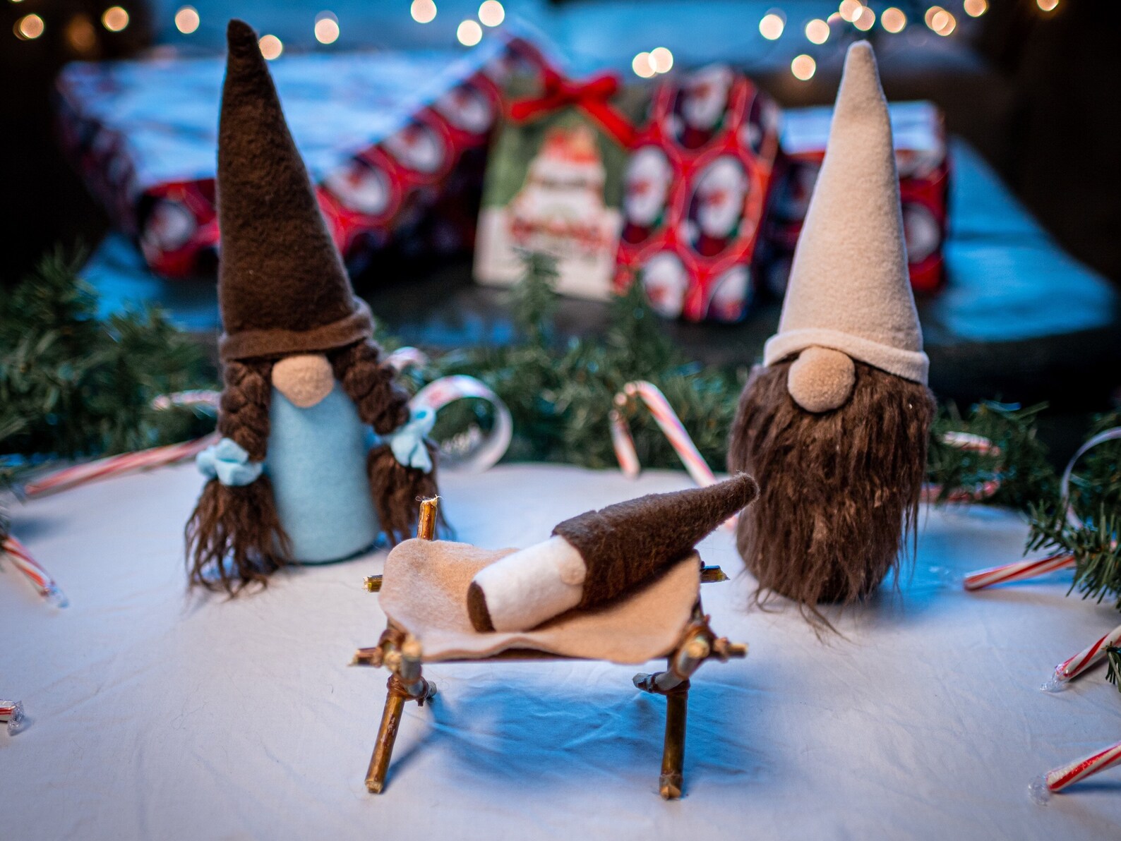 Gnome Nativity Set - Etsy