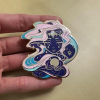 Sun and Moon Acrylic Pins - Etsy