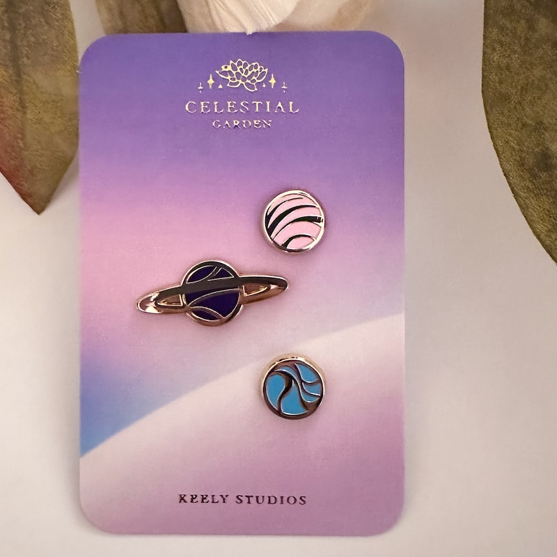 Space Enamel Pin - Etsy