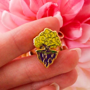 Gold Ocean of Sky Floating Islands Hard Enamel Mini Pin Set - Day ...