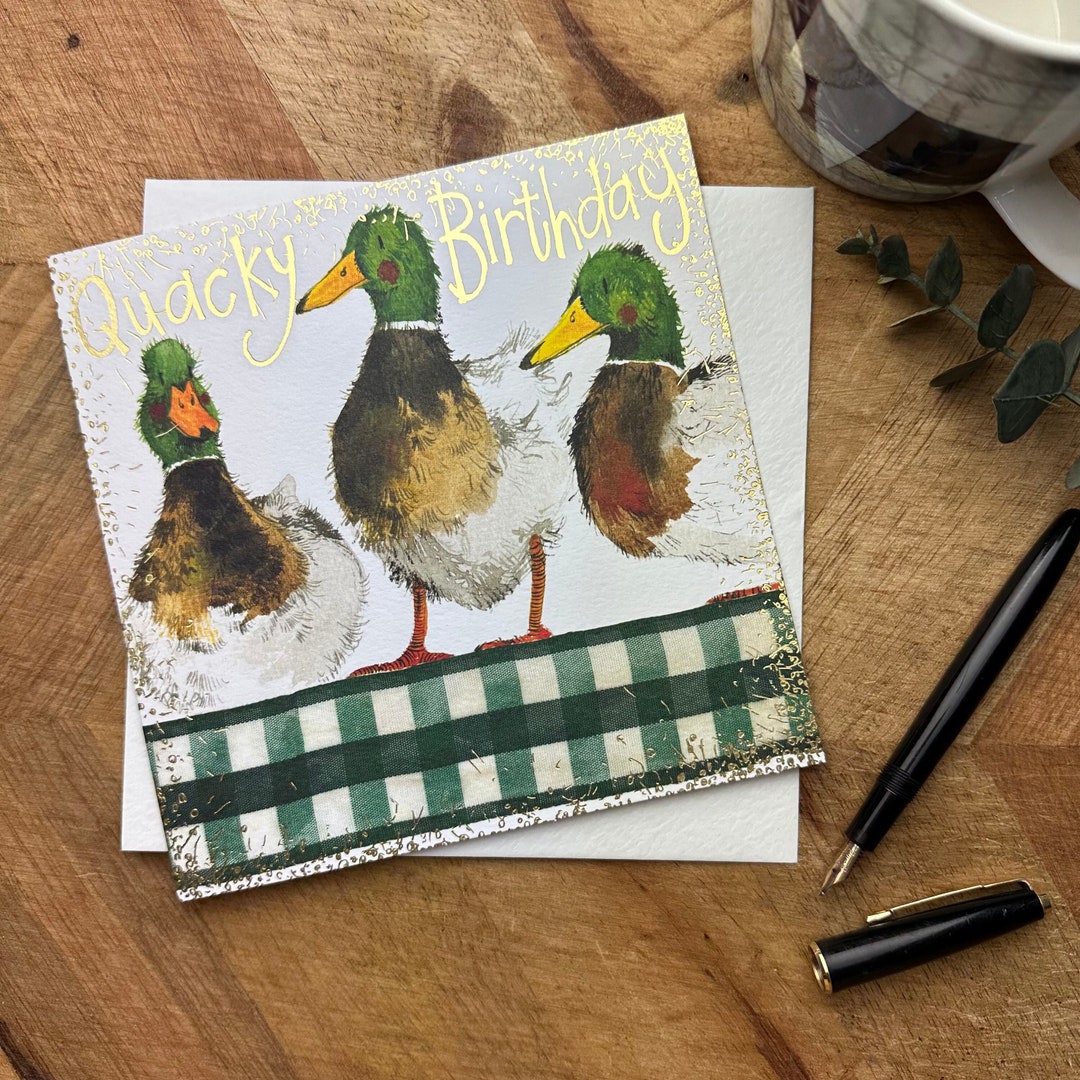 Quacky Birthday Card Ducks - Etsy