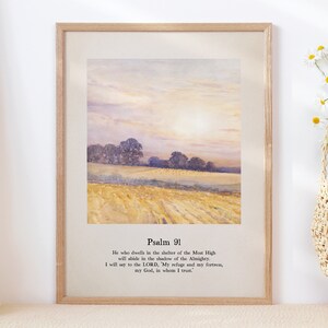 Christian Gallery | Pack of 7 Psalms | Psalm 23, Psalm 91, Psalm 121 ...