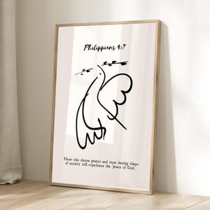 Philippians 4, Bible Sketches, Bible Verse, Christian Poster, Bible ...