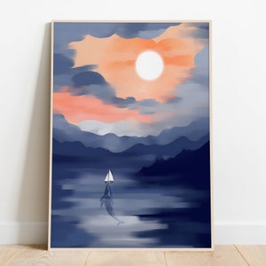 Jonah and the Whale, Christian Painting, Christian Posters, Modern ...