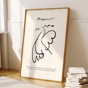 Philippians 4, Bible Sketches, Bible Verse, Christian Poster, Bible ...