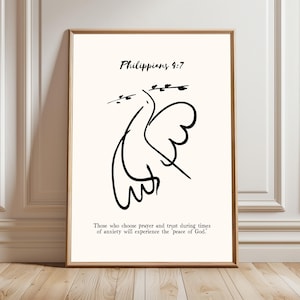 Philippians 4, Bible Sketches, Bible Verse, Christian Poster, Bible ...