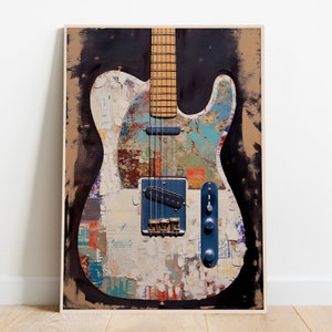 Electric Guitar | Fender Telecaster | Fender Abstract Painting ...