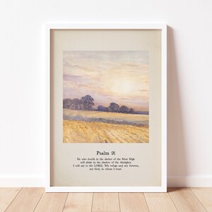 Psalm 91 | psalm 91 Wall Art | Biblical Art, Modern Catholic Art ...