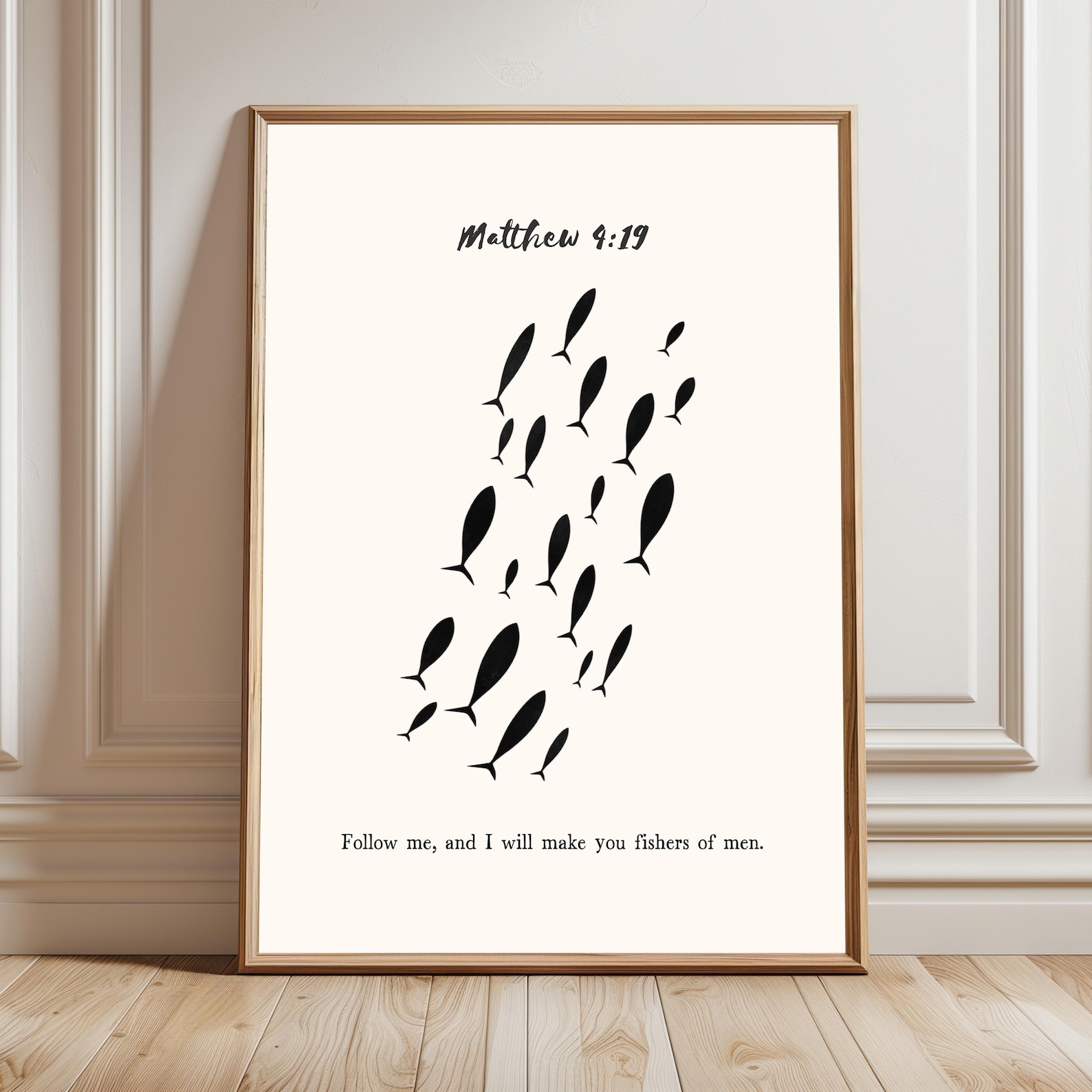 Matthew 4:19, Bible Sketches, Jesus Art, Bible Verse, Christian Poster ...