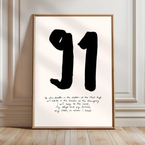 Psalm 91 | psalm 91 Wall Art | Biblical Art, Modern Catholic Art ...