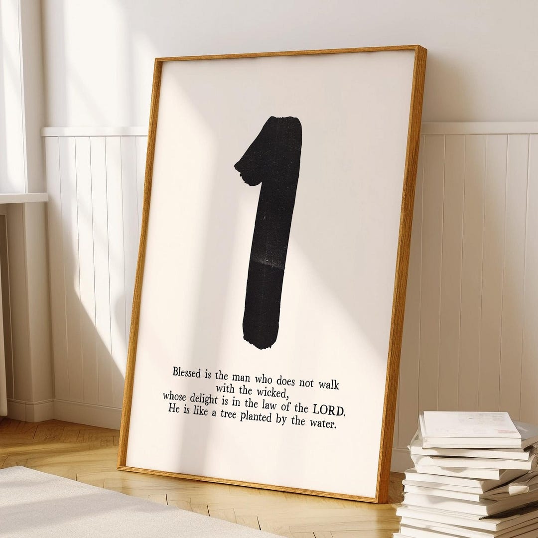 Psalm 1 | psalm 1 Wall Art | Biblical Art, Modern Catholic Art ...