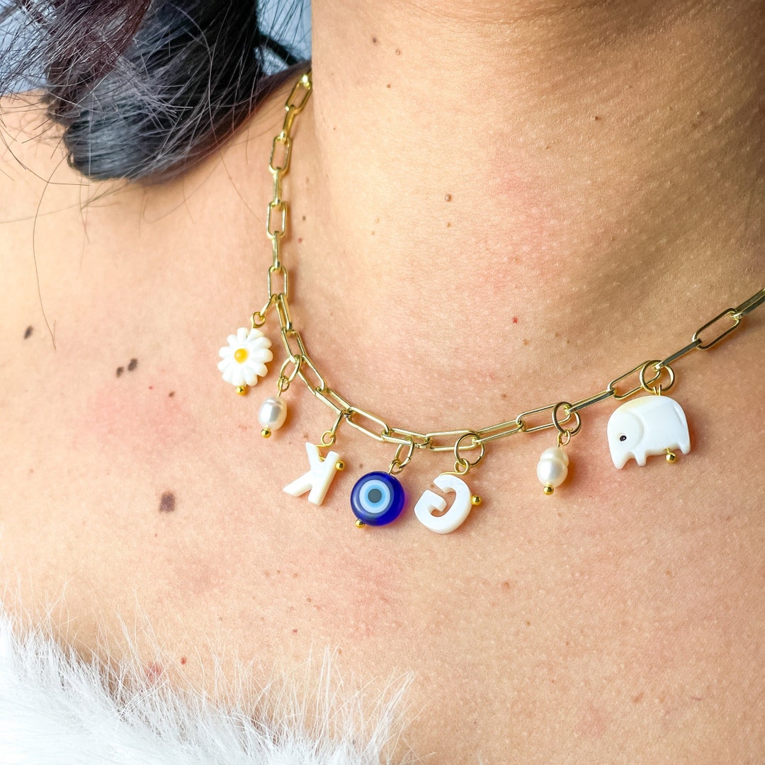 Multi Charm Necklace, Build Your Own Charm Necklace, Design Your Own ...