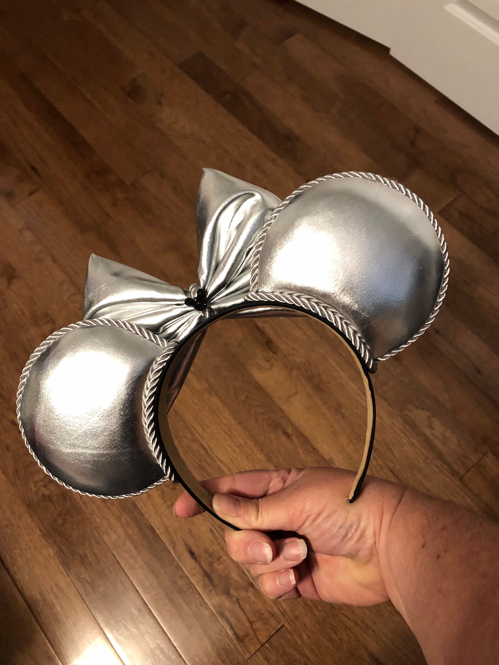 Silver Mickey Ears, 100th Anniversary Minnie Ear Headband, 100th ...