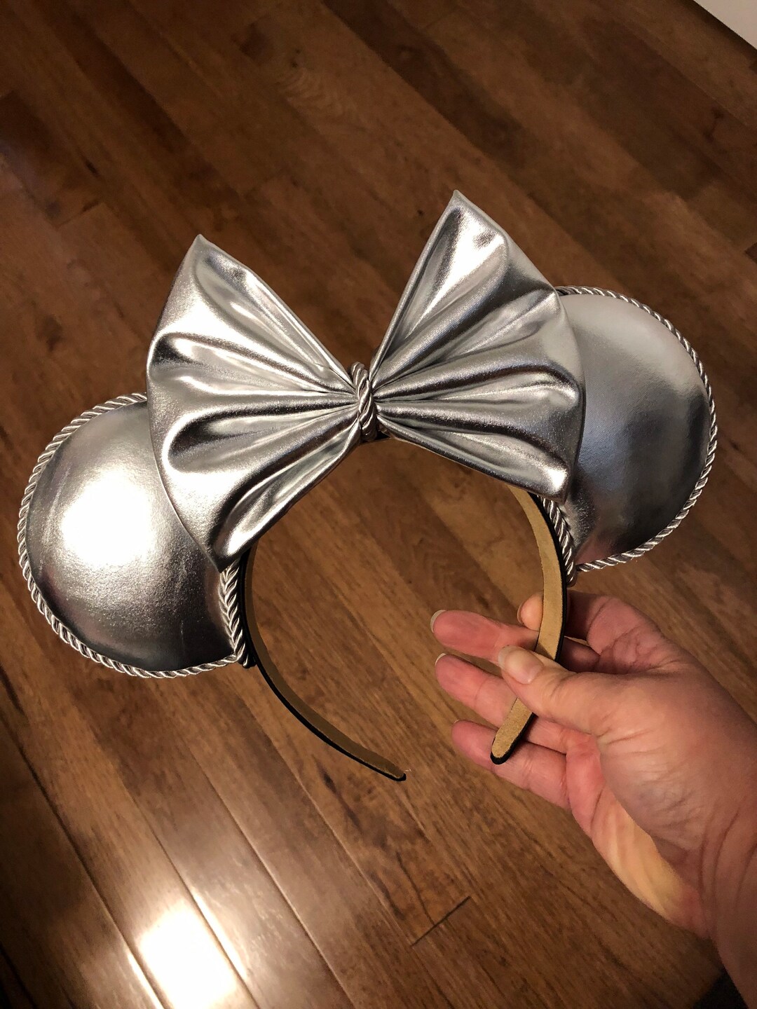 Silver Mickey Ears, 100th Anniversary Minnie Ear Headband, 100th ...
