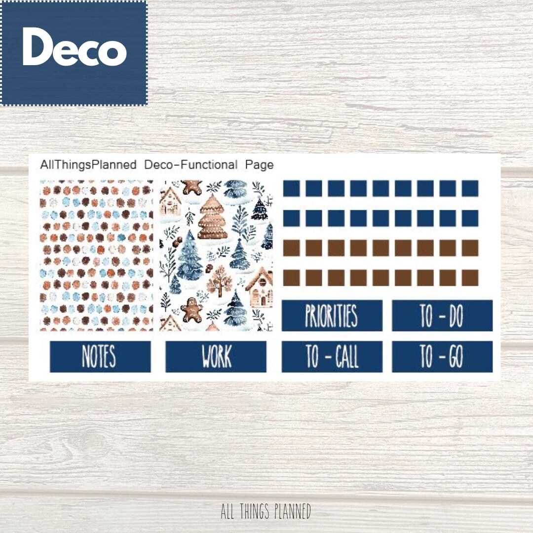 January (wonderland) Deco Planner Stickers - Etsy