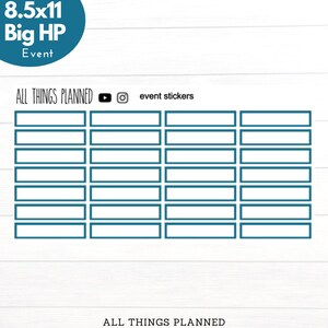 Big July ocean HP Full Kit Budget Stickers BUNDLE Happy Planner ...